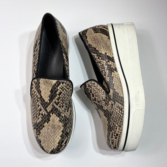 Shoes | Stella Mccartney Dust Binx Loafers Platform Wedge Python ...
